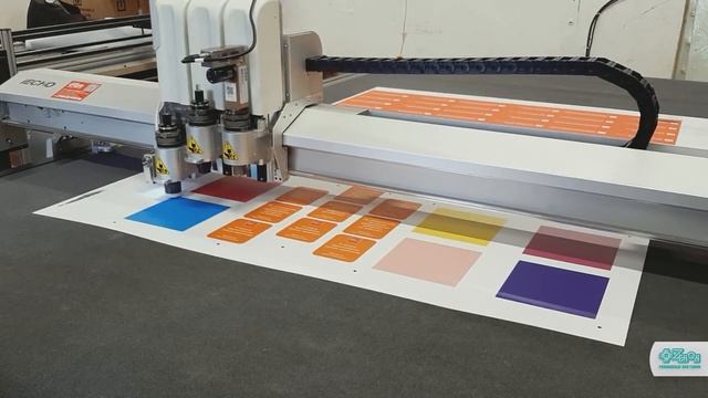 Контурная резка по меткам - раскройный комплекс серии iECHO BK3 от ЗЕНОН