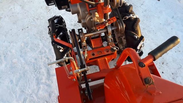 Активное Навесное Оборудование на мотоблоке Фаворит теперь работает напрямую от двигателя