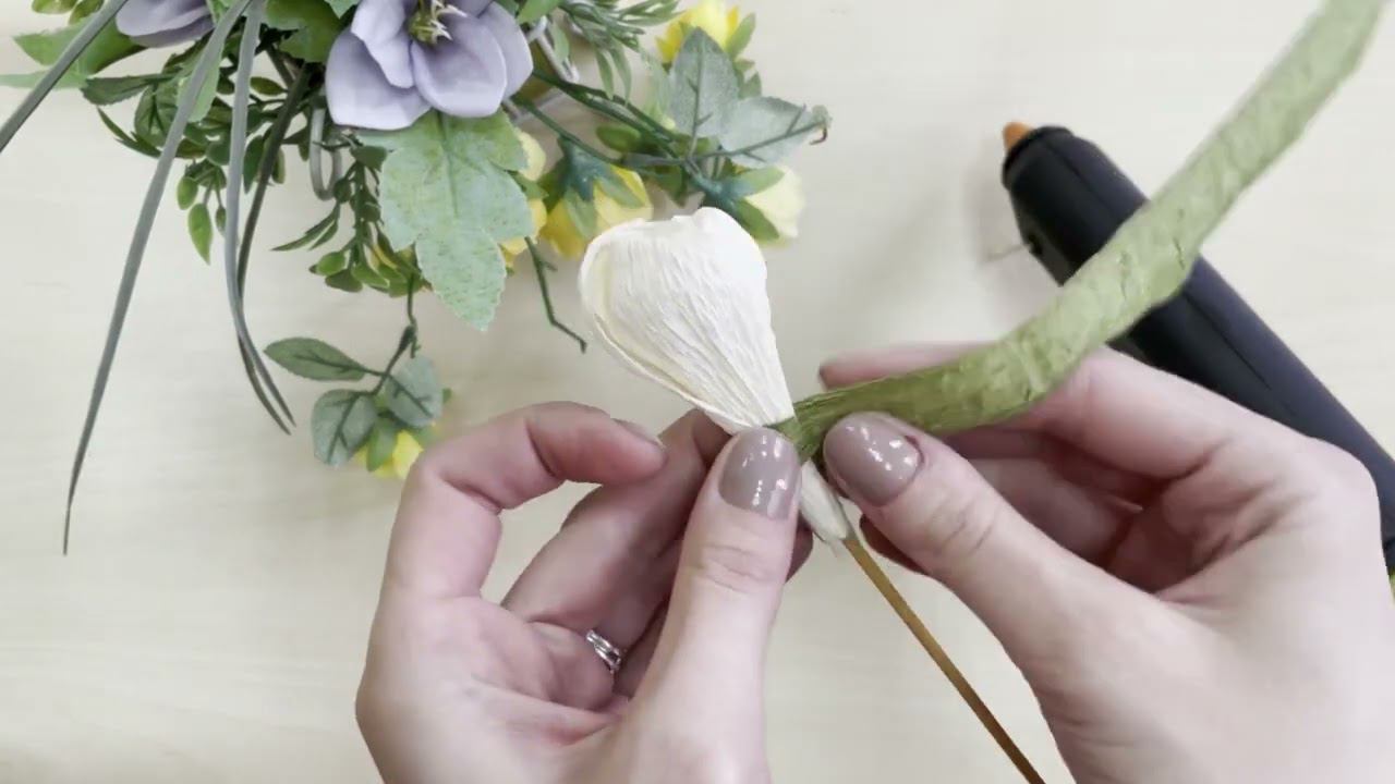 Мастер - класс "Первые цветы"