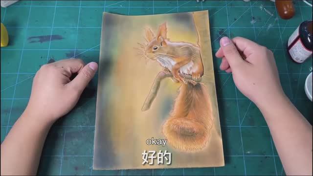 (5) Leather Carving squirrel