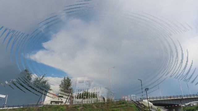 Красочное небо. На Искитимке - Кемерово