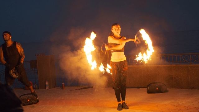 Шоу огня _night_pro_ Крым Коктебель 2021 ориг