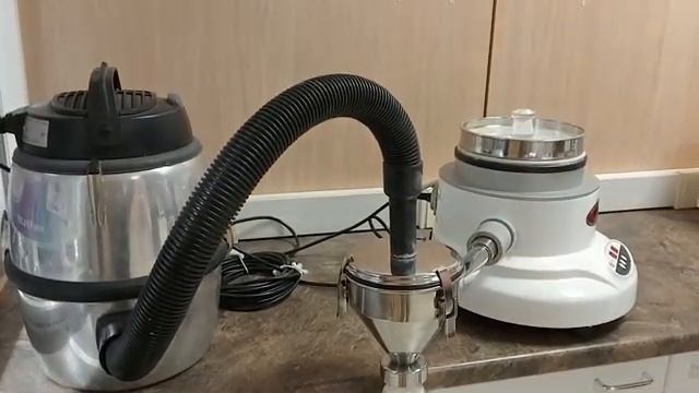 EOLO FTLBA - Цифровая воздухоструйная просеивающая машина в работе