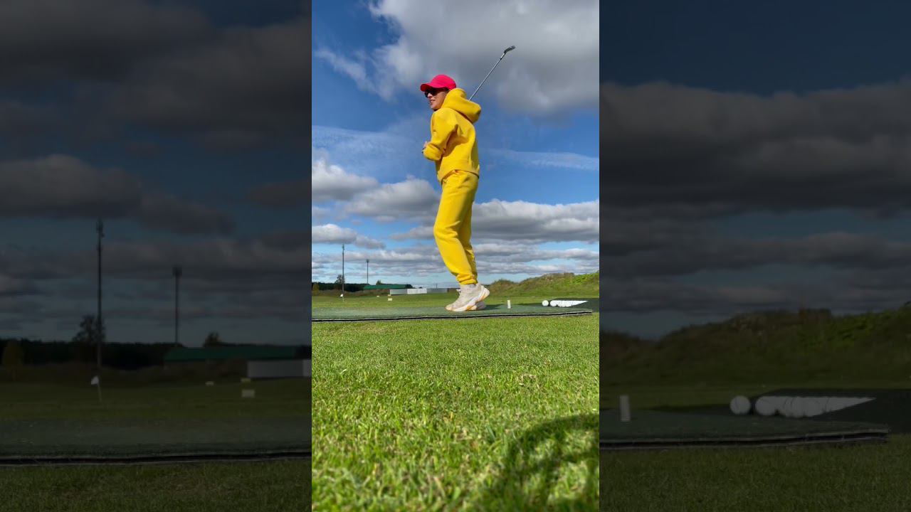 Состояние после гольфа - воодушевлённое, ровное, особенно когда смотришь на красоту зелёного поля!