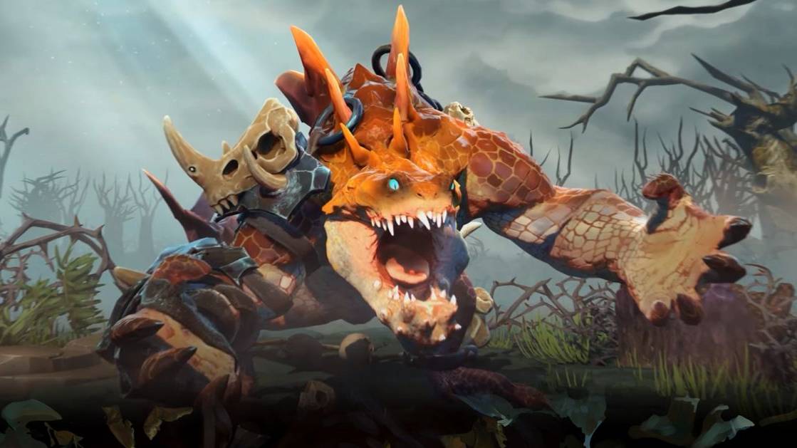 Dota 2.  Динозавр в деле. Рейтинг с друзьями