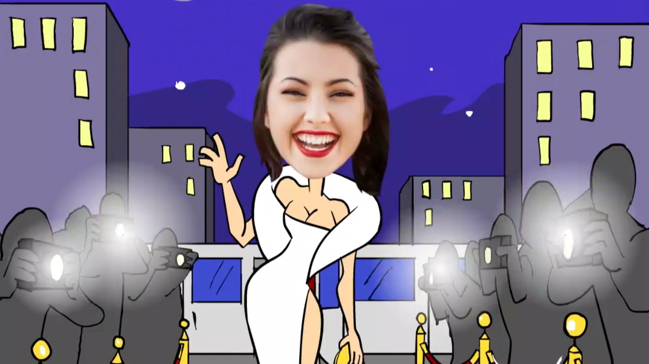 Новый комикс клип для девушки на день рождения.