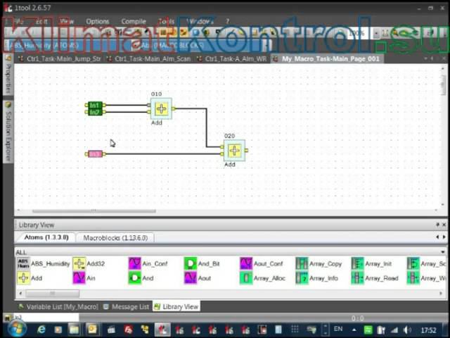 1Tool. 6. Создание макроблока на языке FBD