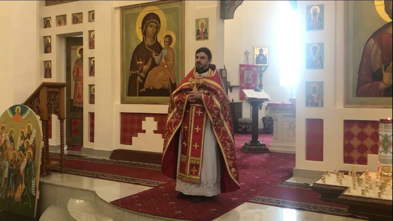 Божественная Литургия.Поминовение усопших воинов.