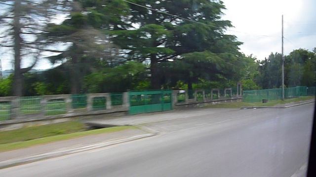 "Промышленный" район Абхазии (по дороге с Рицы). Часть 1