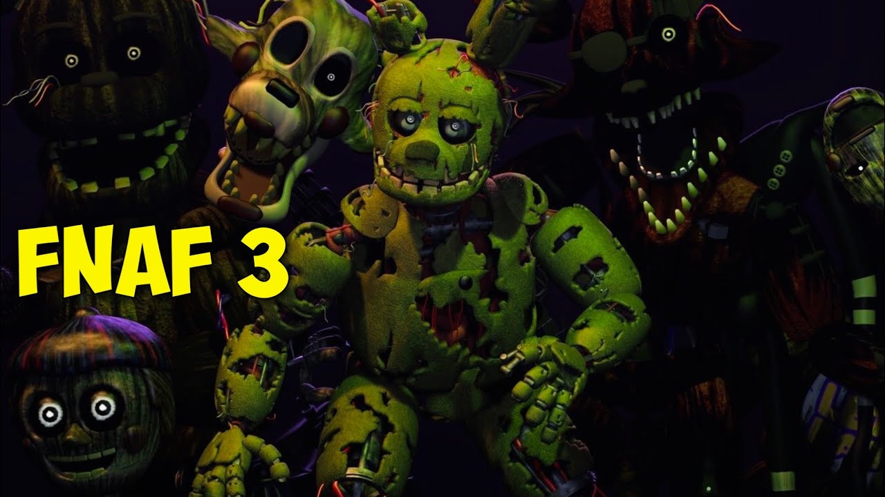 ФНАФ 3! Five Nights at Freddy's 3 #4 СУПЕР ПРОХОЖДЕНИЕ 5 НОЧИ! МНОГО ПРЕПЯТСТВИЙ! СПРИНГТРАП ПОВСЮДУ