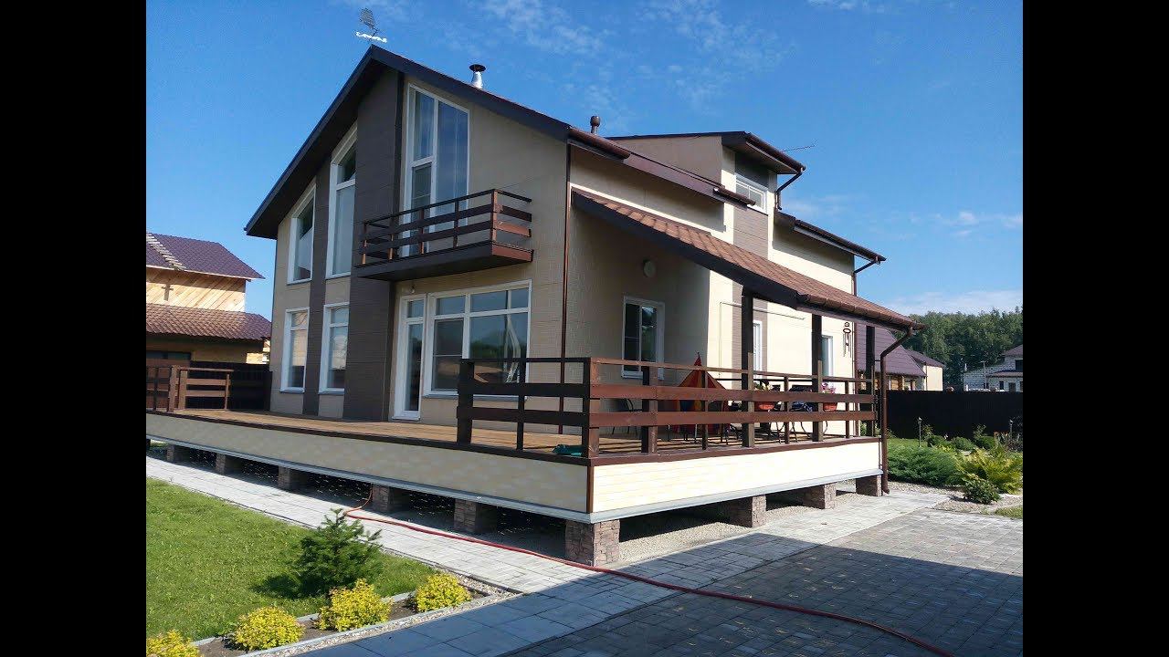 Строительство каркасного дома. Возводим стены...