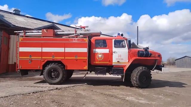 Выезд пожарной дружины