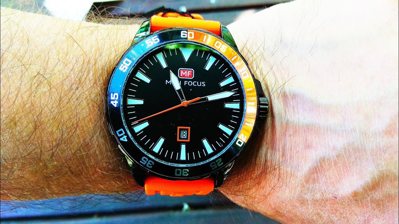 Спортивные водонепроницаемые часы MINIFOCUS / Sports waterproof watch MINIFOCUS