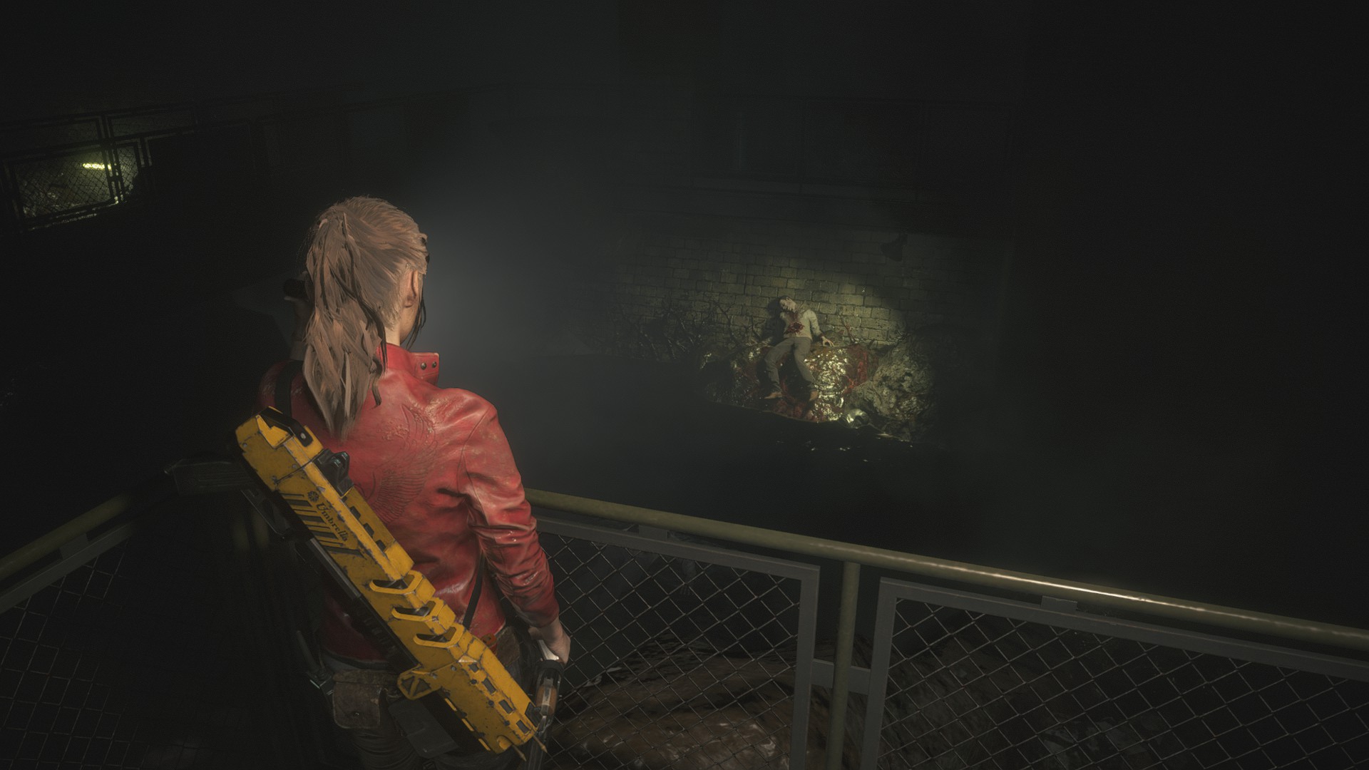 Resident Evil 2 Remake Claire Redfield Scenery A part7. Канализация. Зараженные и новые мутанты.