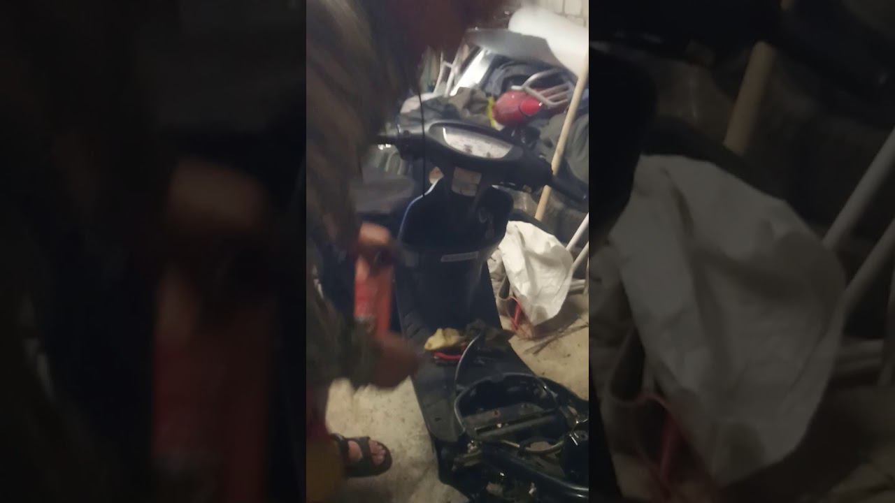 Первый запуск honda dio 34