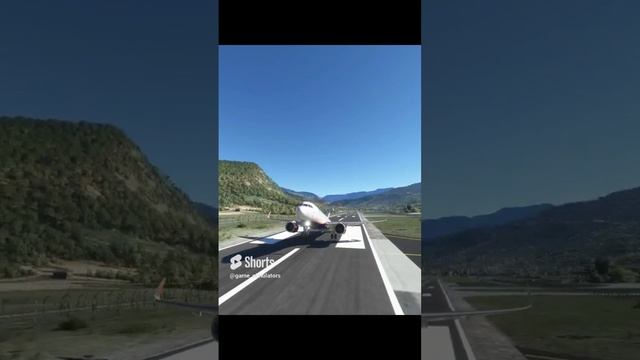 Взлет из аэропорта Паро#gamesimulator  #mfs2020 #a320