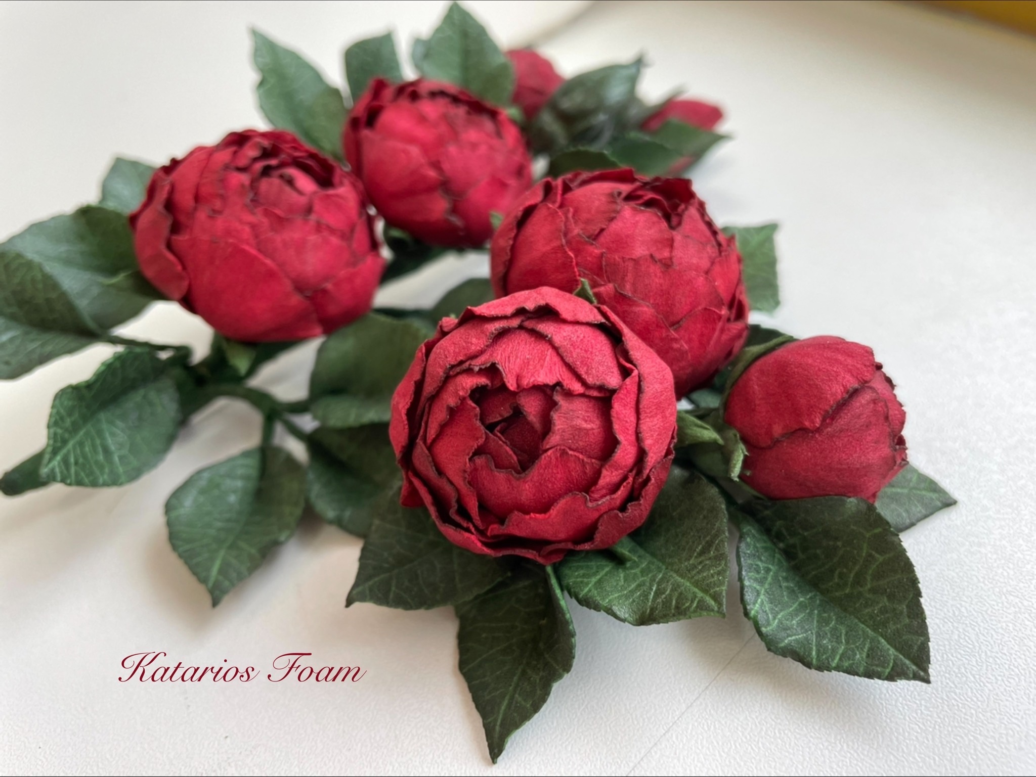 Роза Бомбастик из фоамирана/ Rose Bombastic from foamiran