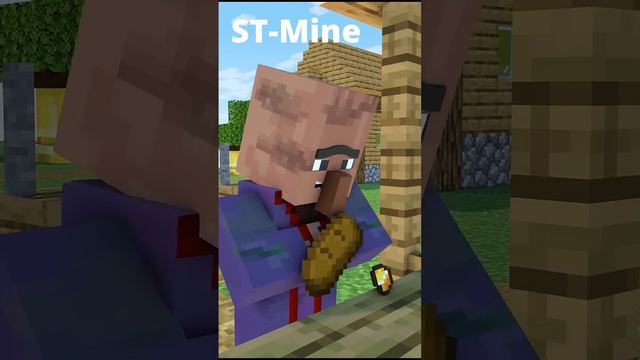 A good deed by the homeless Villagers. #shorts #minecraft