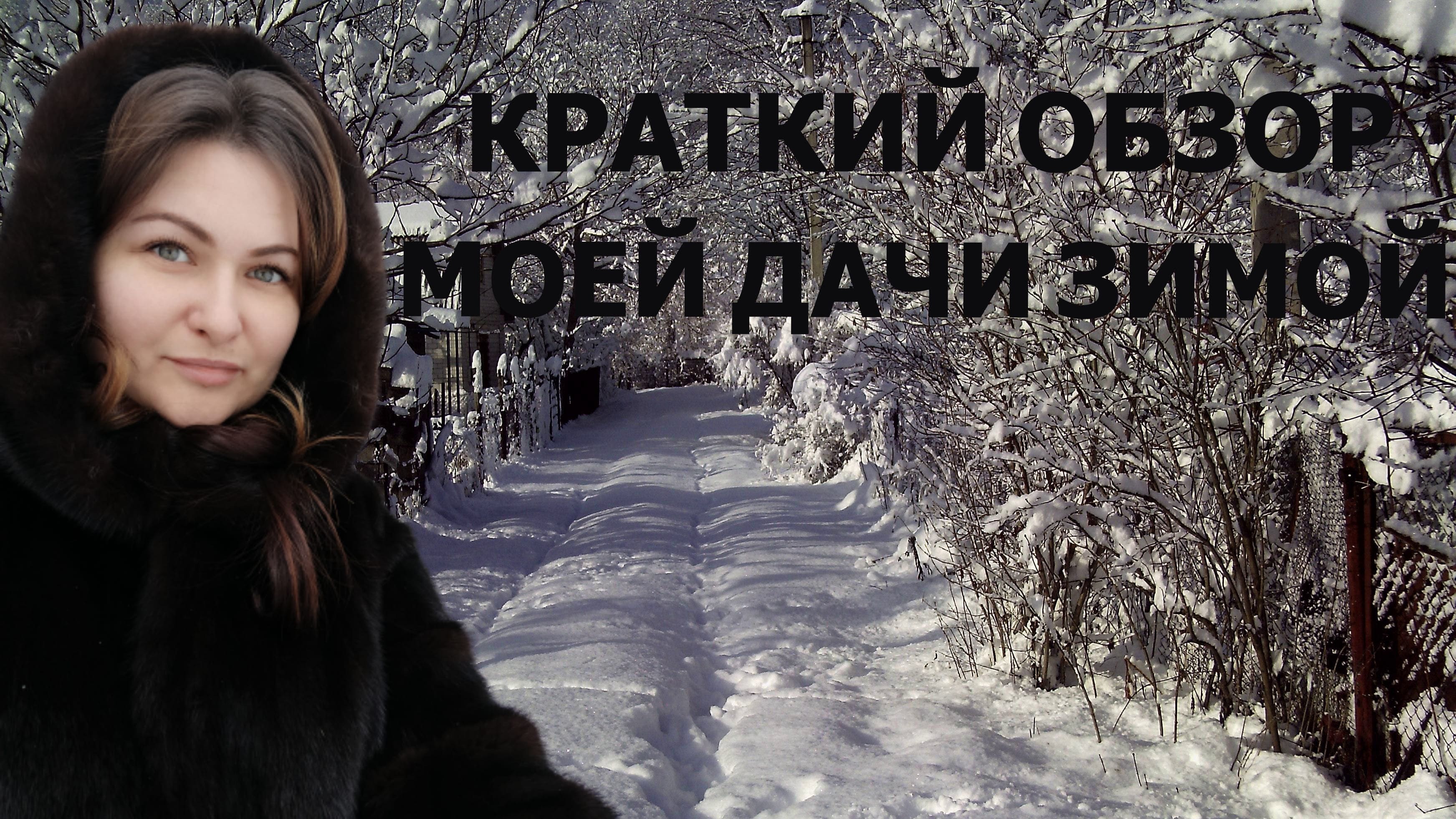 ОБЗОР МОЕГО САДА ЗИМОЙ