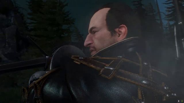 Геральт, Ламберт и Лето против Дикой Охоты