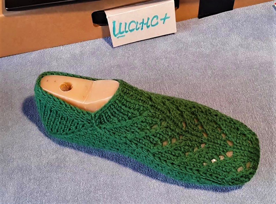 Следок за вечерок Простые следки двумя спицами Идеальная посадка.