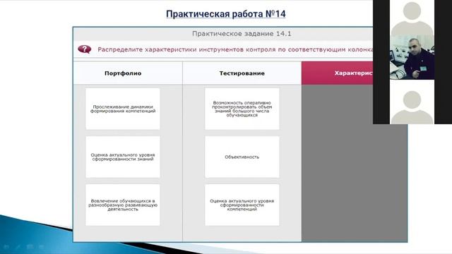 Организация самоконтроля и рефлексии в условиях организации электронного_1