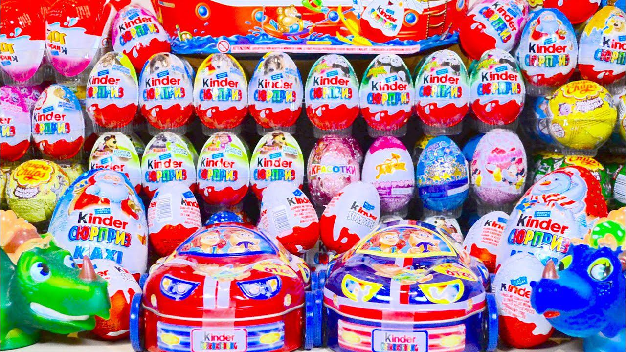 200 Киндер Сюрпризов Май Литл Пони Маша и Медведь Свинка Пеппа Принцессы Диснея Барби Машинки