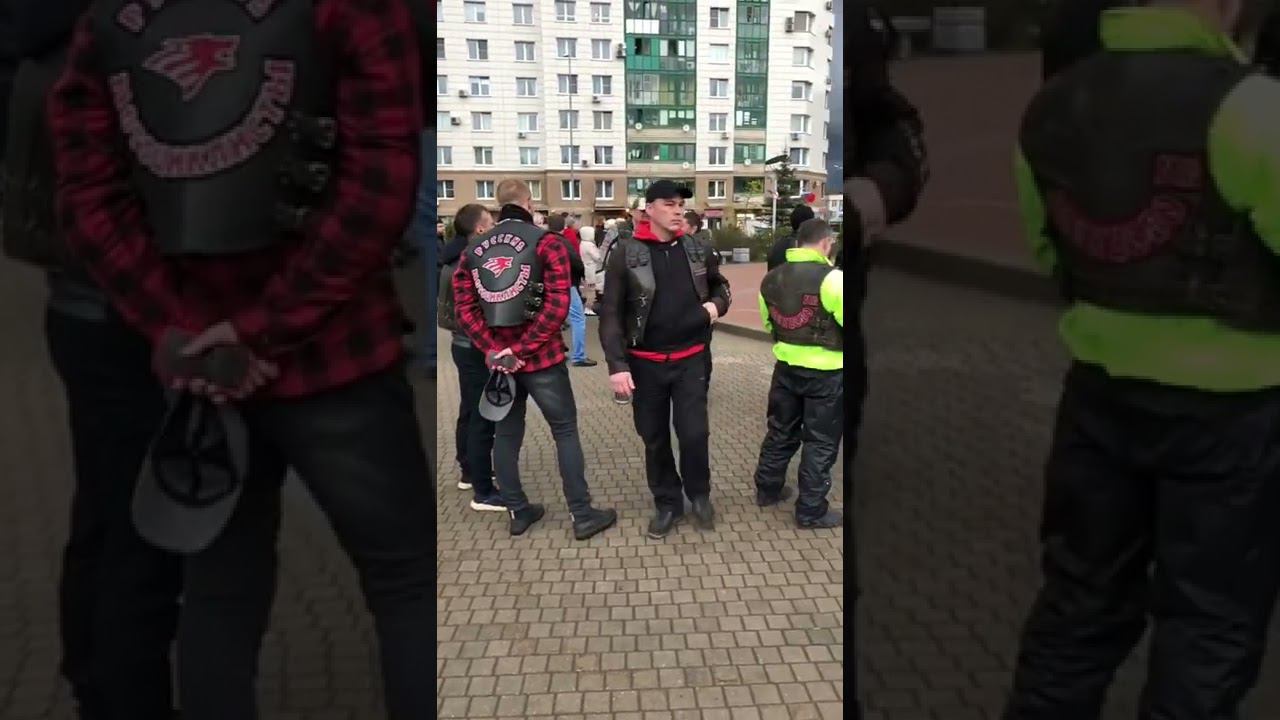 Ночные волки в Изумрудных холмах на День Победы