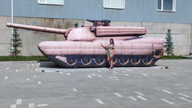 Макет танка Абрамс!!! Надувной муляж военной техники💥