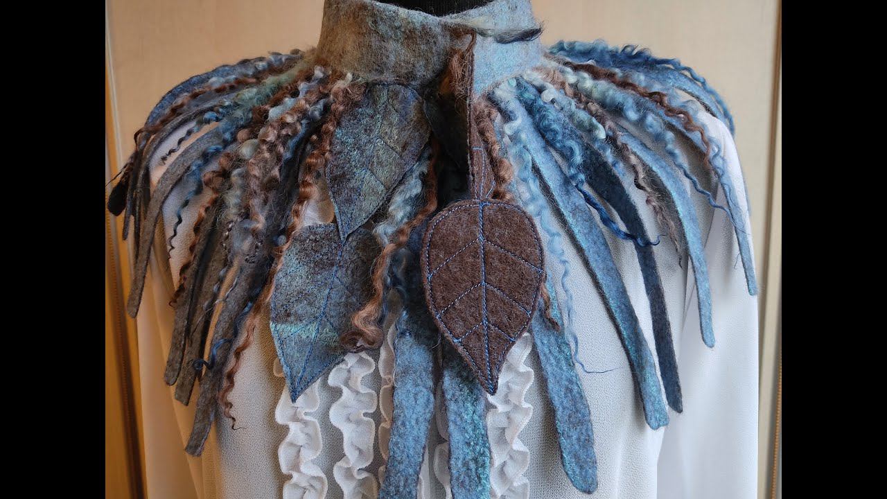 Комплект валяных аксессуаров "Ноктюрн"