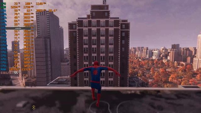 Евгений ЭШ Marvels SpiderТест Xeon(R) CPU E5-2666v3 2.9GHz 3,5GHz 10 ядер 20 потоков RX580 20480sp