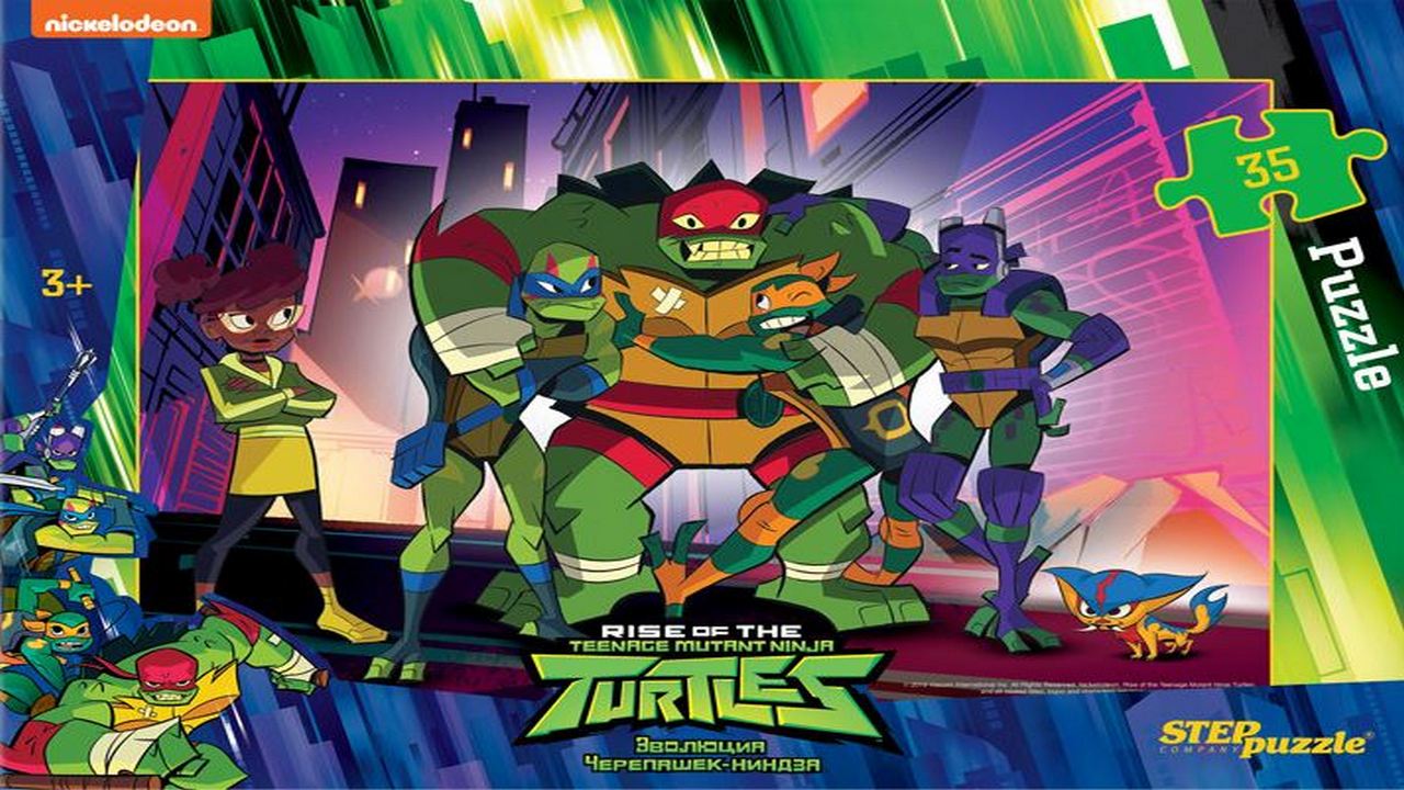 Пазл Черепашки Ниндзя - собираем пазлы для детей | Polinka-Vitaminka