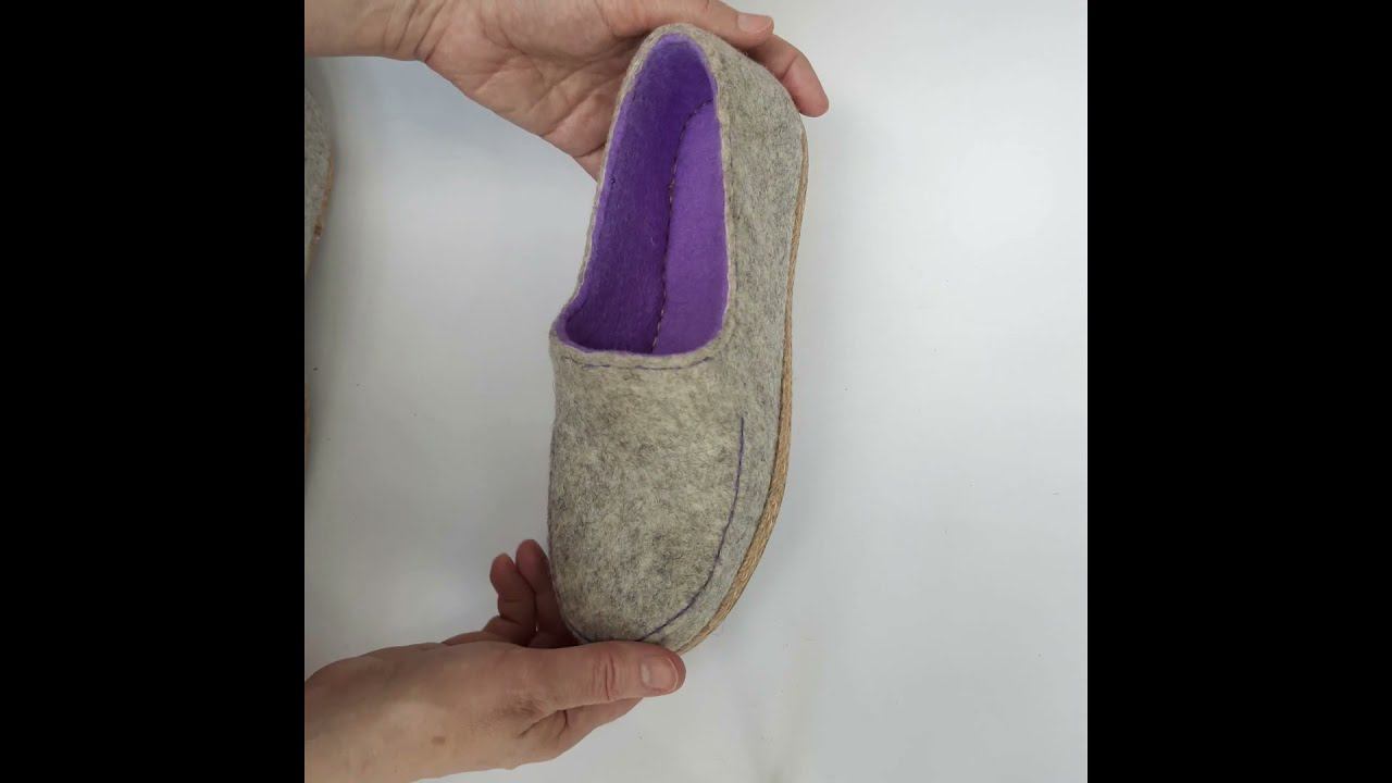 Валяные мокасины - новая модель 2021 года