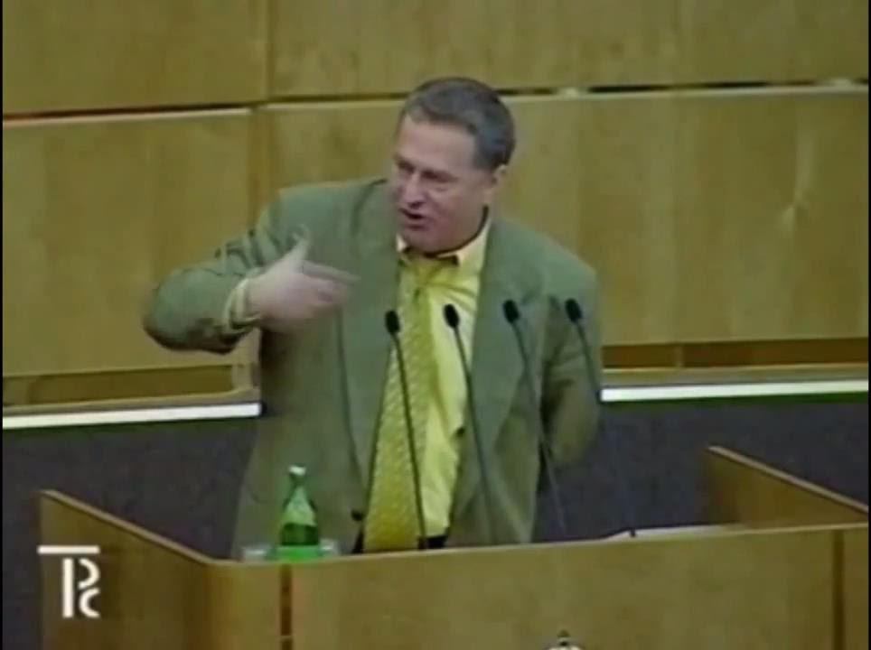 Жириновский на тему Украины. Видео 1998 года