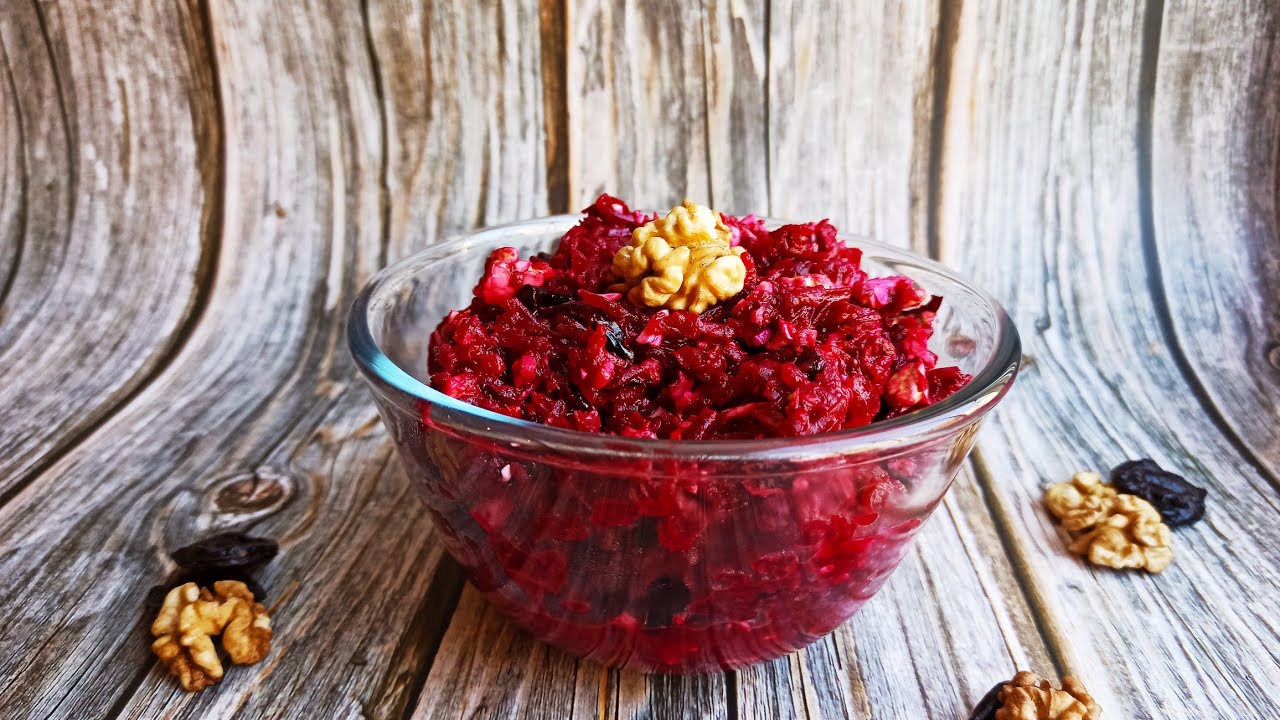 ВИТАМИННЫЙ САЛАТ БЕЗ МАЙОНЕЗА! Свекольный осенний салат