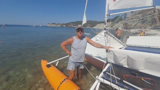 Проводки для летучих парусов на тримаранах серии К.