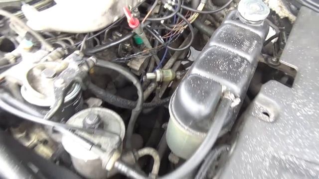 Заводим 140 Мерседес 3.5 ТД в мороз .