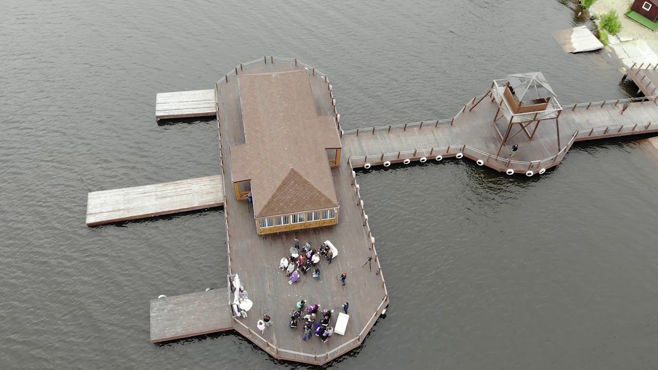 свадебная регистрация Куба-бич 24 08 2018 Дима и Маша видео только с дрона полностью