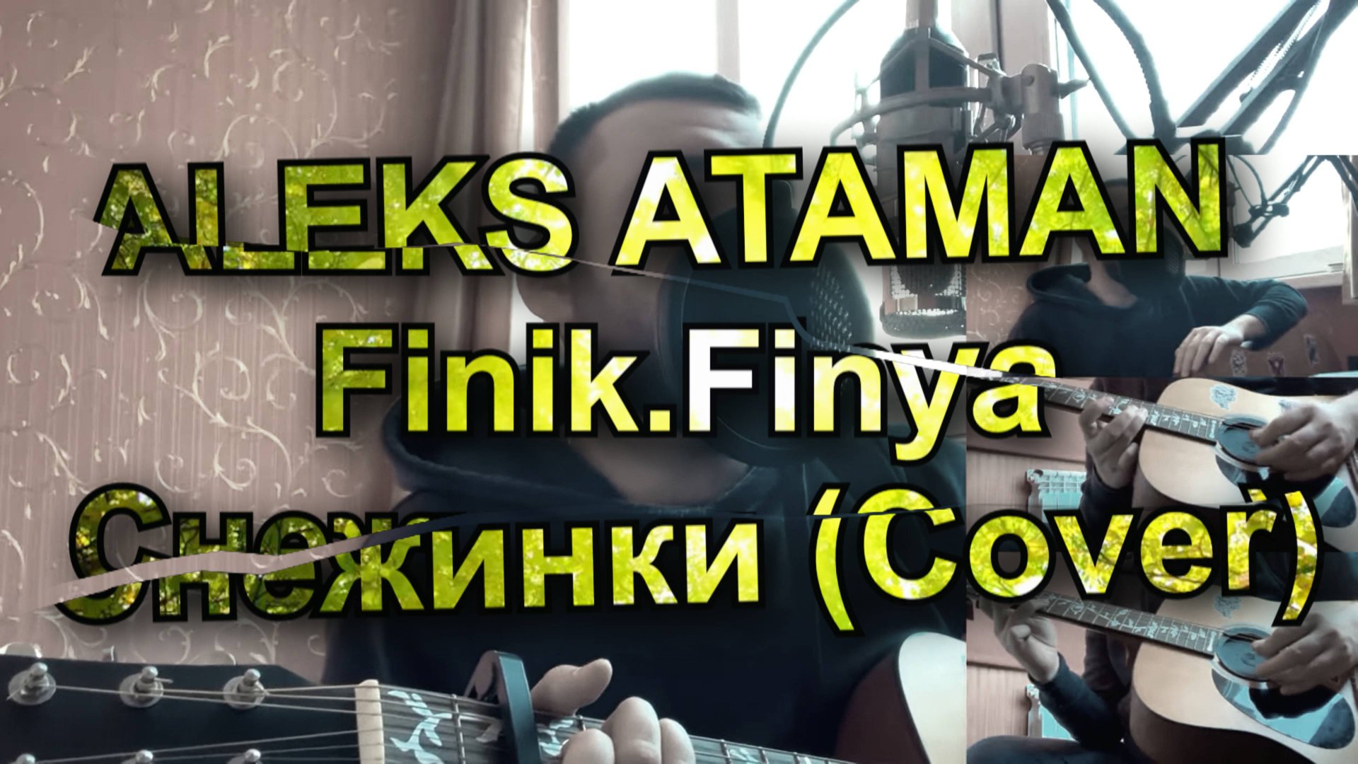Снежинки (ALEKS ATAMAN, Finik.Finya Em Acoustic Guitar Cover) + Guitar Pro file
