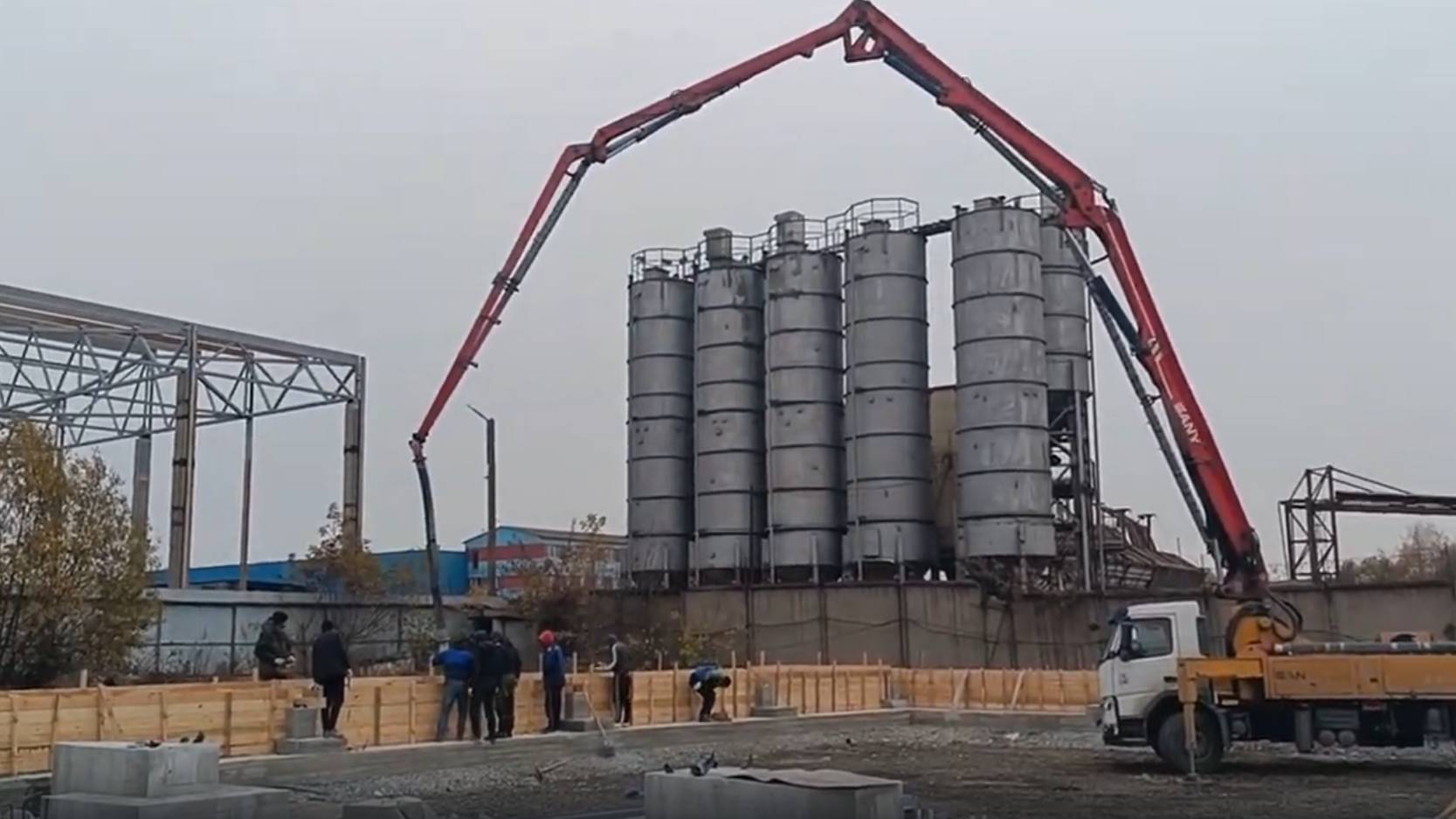 Фундамент под склад. Транспортная компания "КИТ" Склад1