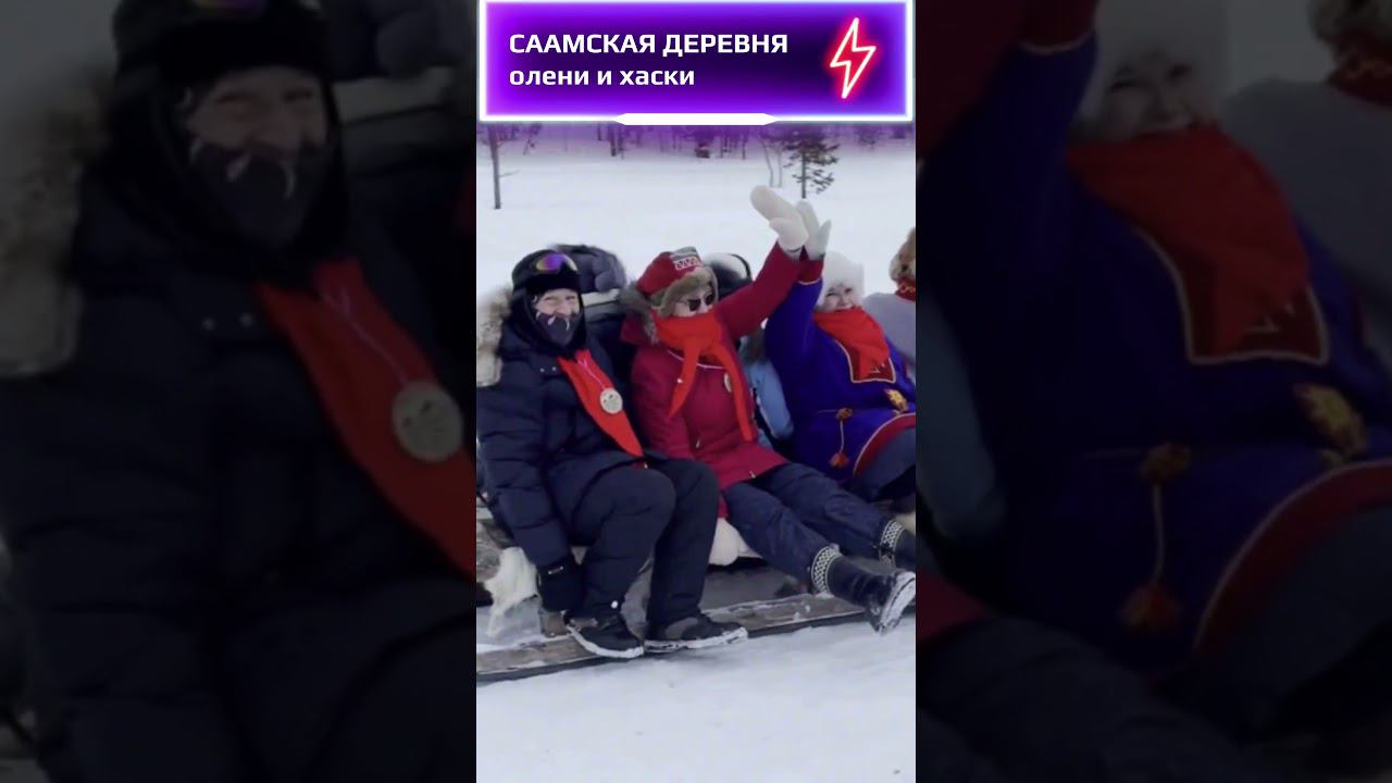Катание на оленях в Саамской деревне в Мурманской области #shorts #short #shortvideo #shortsvideo