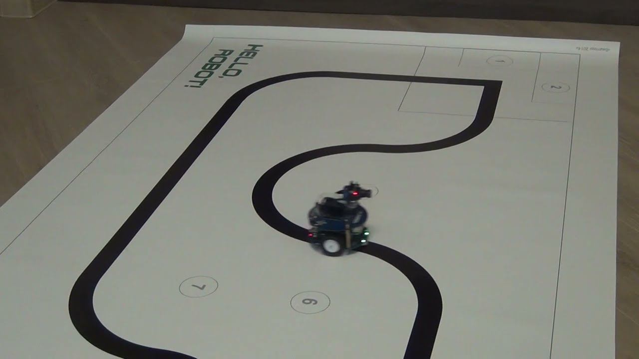 7. Реализовано определение прямых углов с прохождением кривых.