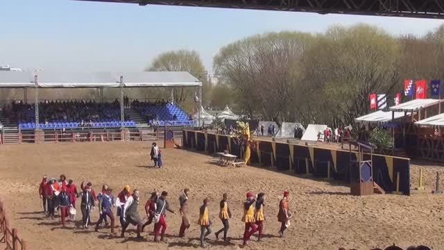 20170429 Турнир Святого Георгия 2017. Открытие. Выход и представление участников, объявление легенды