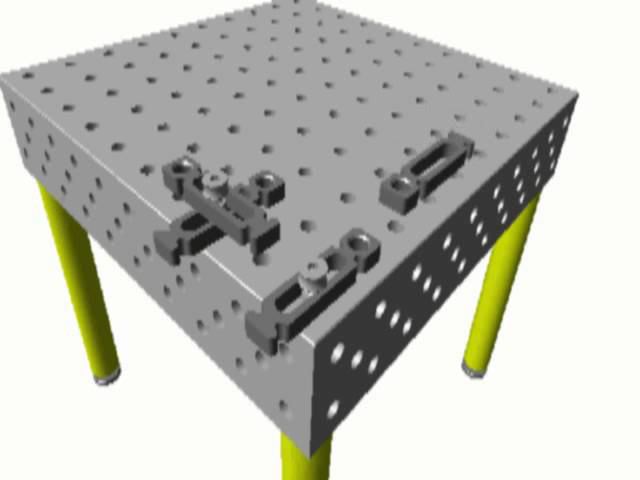 Стопор с подпружиненным плунжером для зажима листвого металла и фасонных изделий