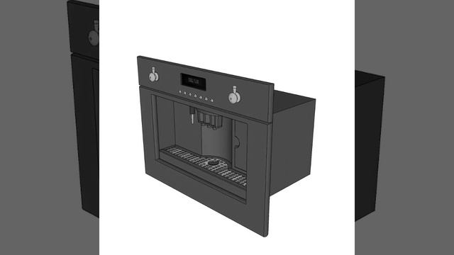 Кофе Машина для проектирования мебели в программе SketchUp