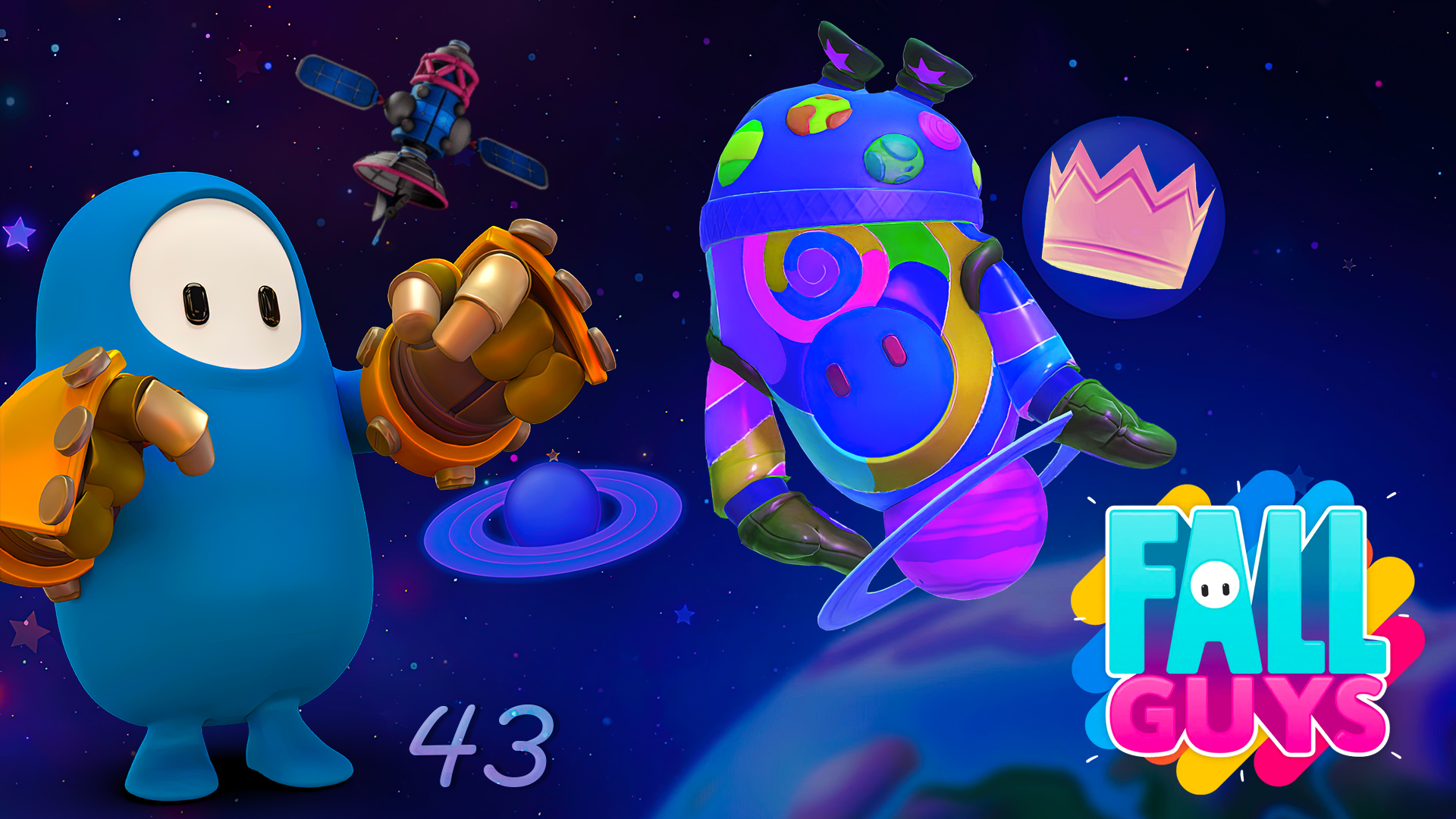 Fall Guys #43 – Собираем космический спутник