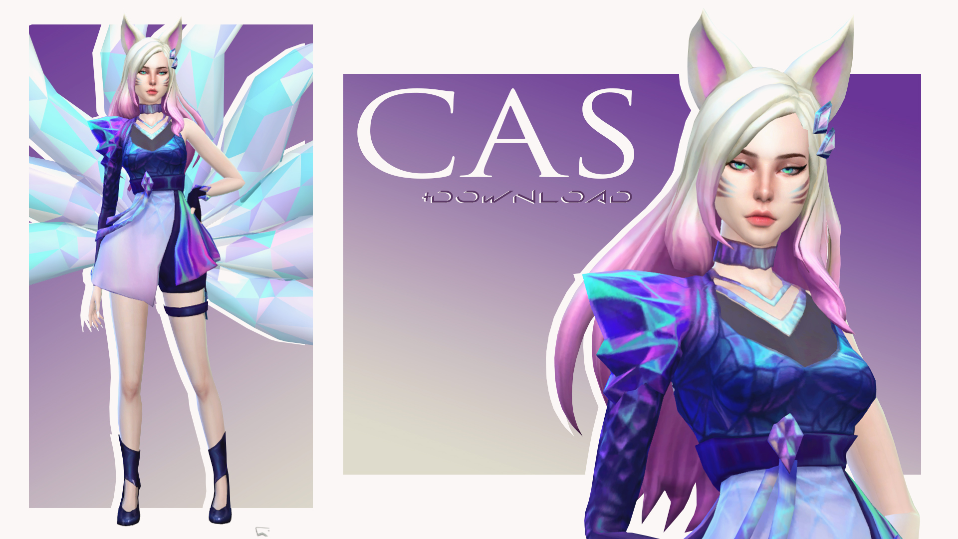 The Sims 4 CAS | KDA - Ари [+Download]