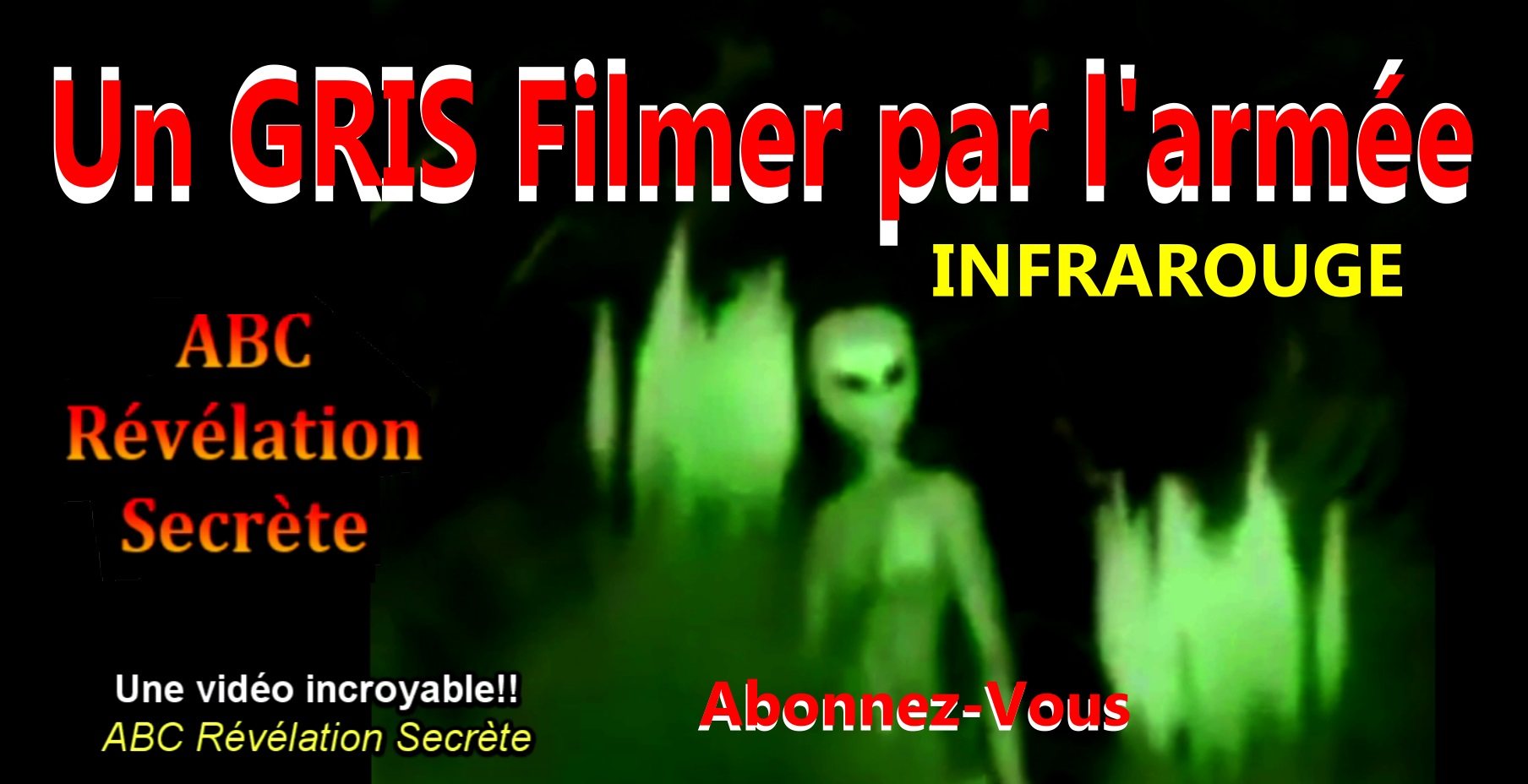 Un GRIS FILMER par l’armer Us en INFRAROUGE