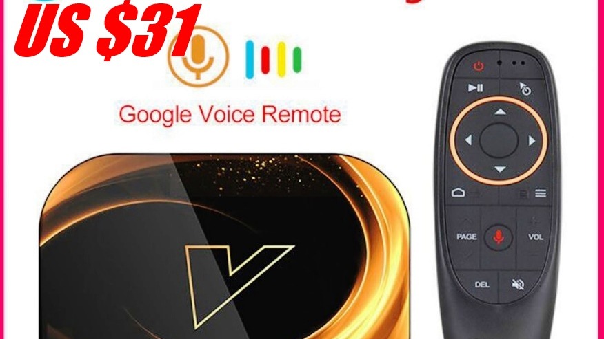 ТВ приставка, VONTAR X3, 4 Гб, 128 Гб, Смарт ТВ, Android 9, Wifi, 1080P,  2020