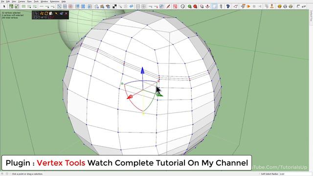 How to Model a Baseball in SketchUp - TutorialsUp